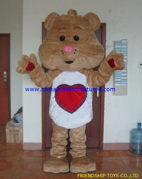 Care bear cartoon mascot costume