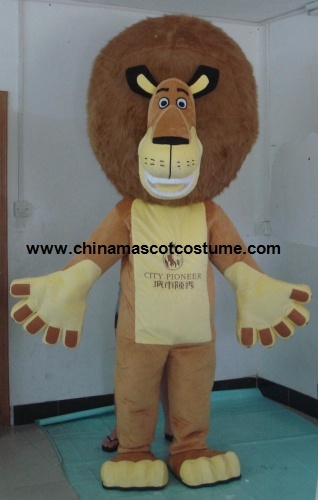 Big head simba lion mascot costume