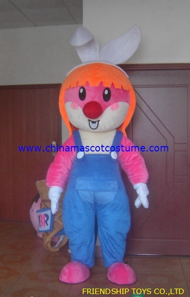 Rabbit mascot costume, Rabbit costume