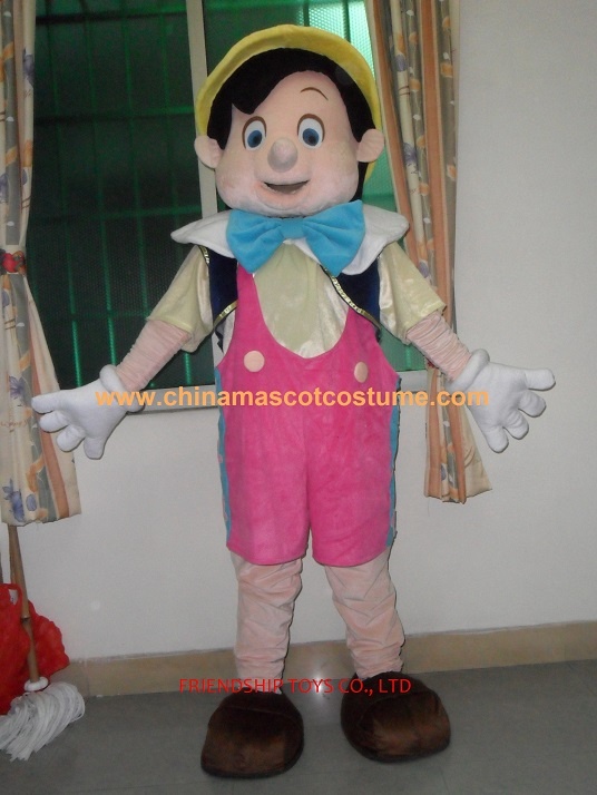 Pinocchio mascot costume