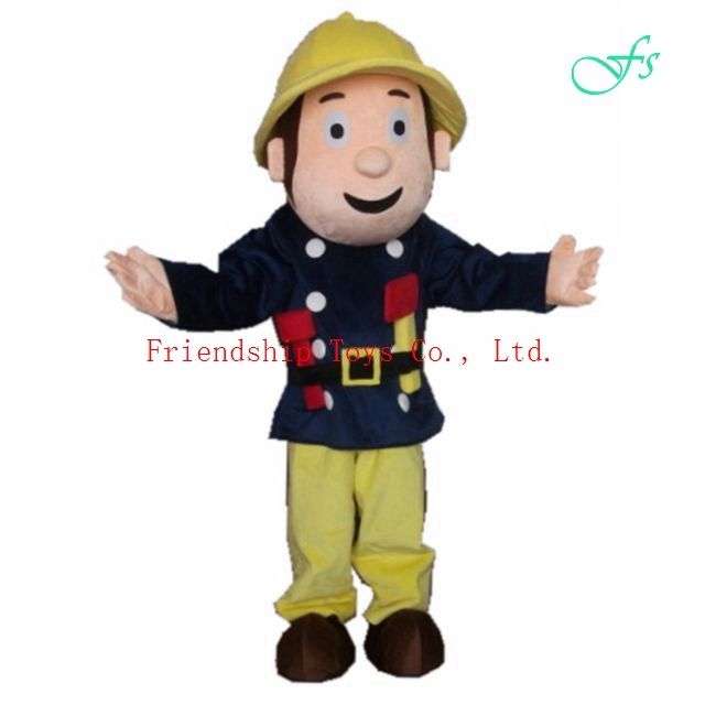 Fireman Sam mascot costume