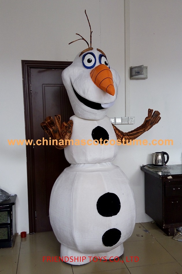 Frozen Olaf Character Mascot Costume