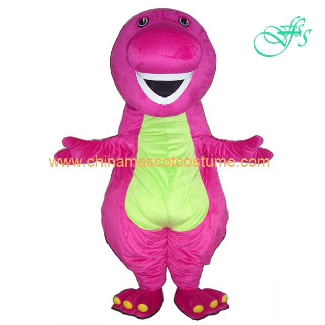 Barney character mascot costume