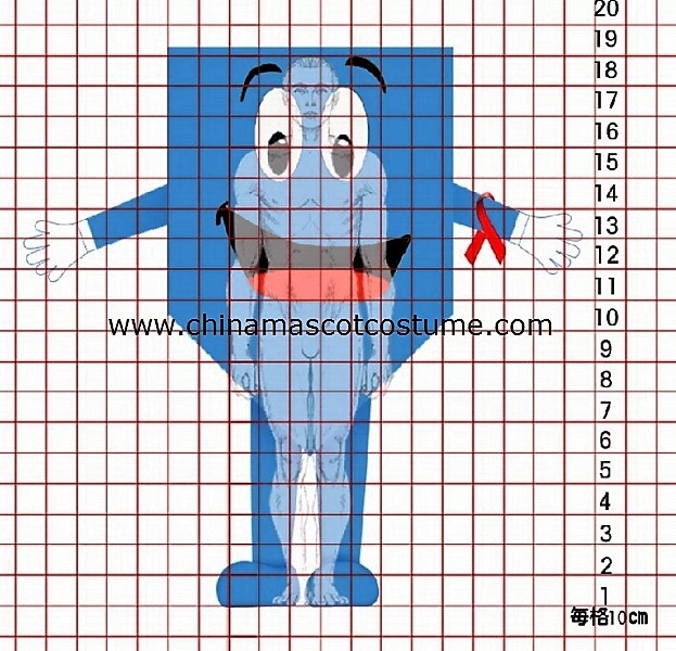 Shape mascot costume