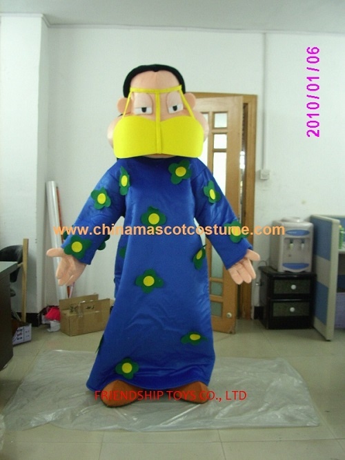 Free J character mascot costume