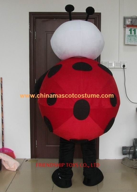 Ladybug insect character mascot costume
