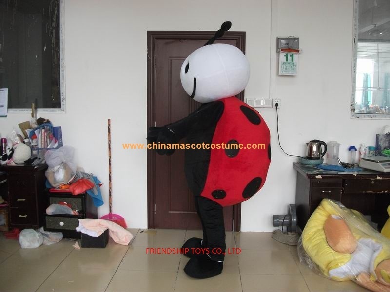 Ladybug insect character mascot costume