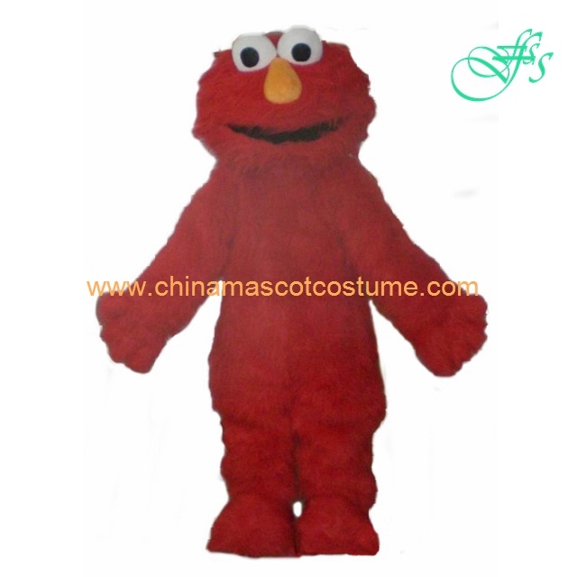 Adult size Elmo cartoon mascot costume