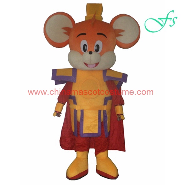 Big ears mouse mascot costume, mouse cartoon costume