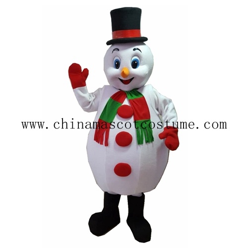Frosty Snowman Mascot Costume, Holiday Character Costume for ...