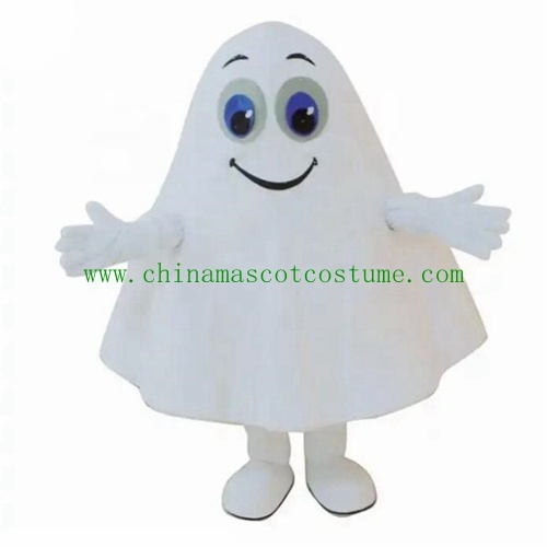 Ghost Mascot Costume, Unisex Character Costume for Advertising Use ...