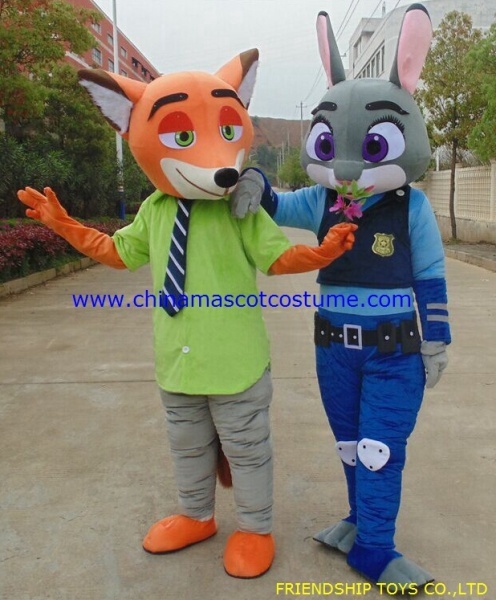 ZooToPia cartoon mascot costume