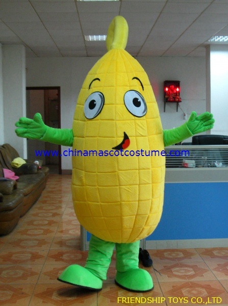 Corn plant mascot costume