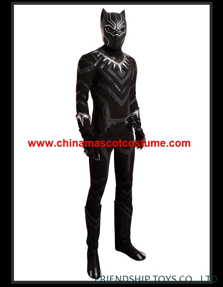 Black panther cosplay costume