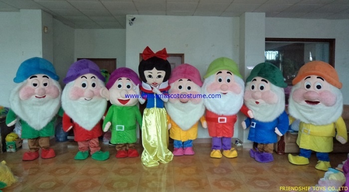 Snow White and the Seven Dwarfs mascot costume