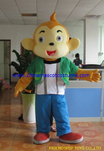 Monkey character mascot costume