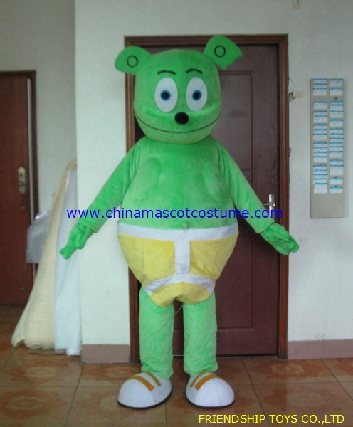 Gummy bear character mascot costume