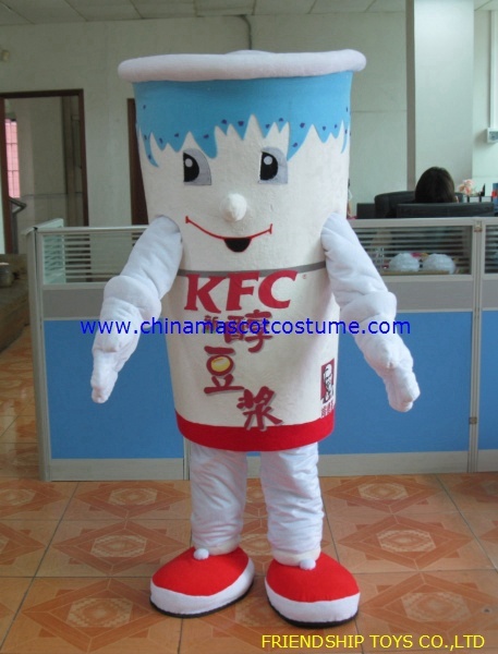 KFC hot drink mascot costume