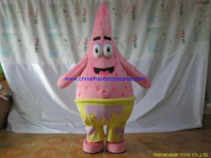 Patrick star plush mascot costume